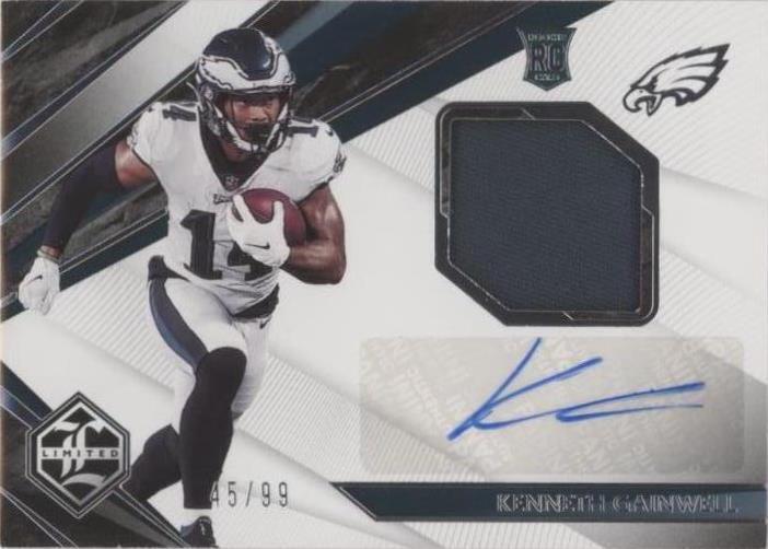 2021 Panini Limited - Rookie Patch Autograph Kenneth Gainwell #139 /299 ...