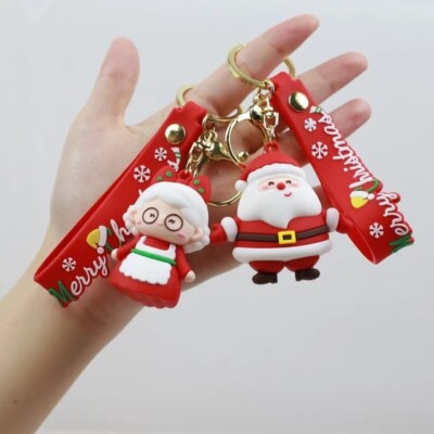 New Santa Claus Keychain Christmas Gifts | eBay