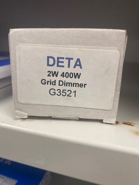 G3521 DETA 400W 2 Way Grid Dimmer - White | eBay UK