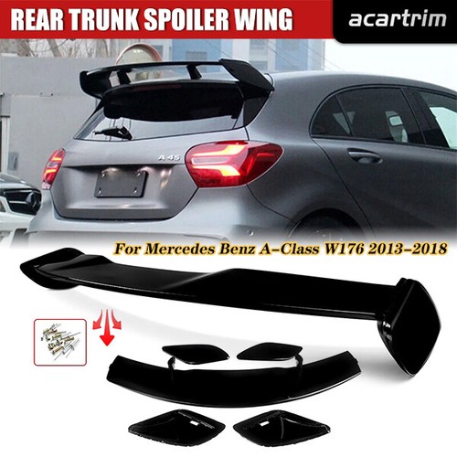 For Mercedes Benz W176 A Class A250 A45 AMG Painted Rear Trunk Spoiler ...