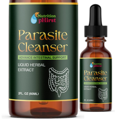 Parasite Cleanse Detox Drops for Gut Health, Digestion, Cayenne Pepper ...