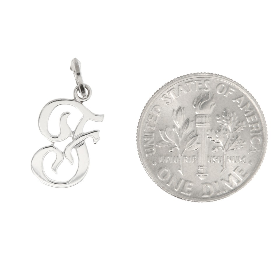 Sterling Silver Beaucraft Fancy Letter F Initial Charm or Pendant | eBay
