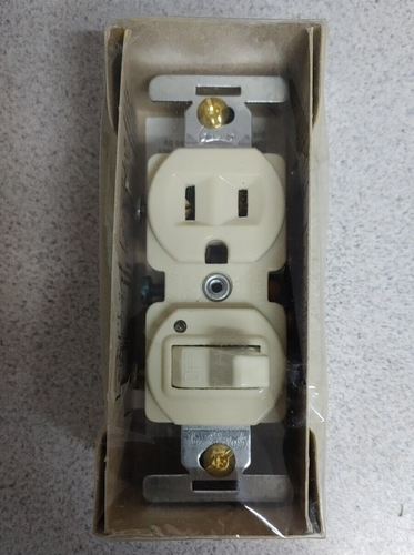 EAGLE ELECTRIC 274V 120V 15A SINGLE POLE QUIET SWITCH GROUNDING ...