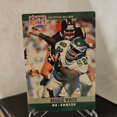 Pro Set Reggie White #252 1990 Football Card HOF Philadelphia Eagles DE | eBay