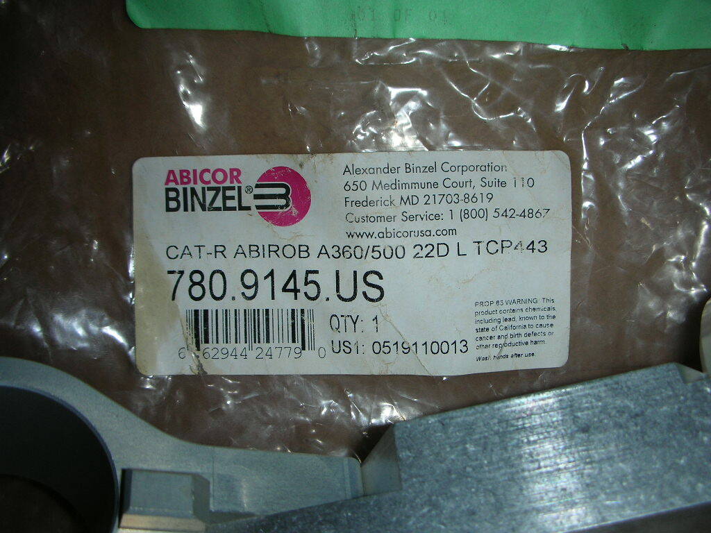 Abicor Binzel 780.9145.US CAT-R ABIROB A360/500 22D L TCP443 Solid ...
