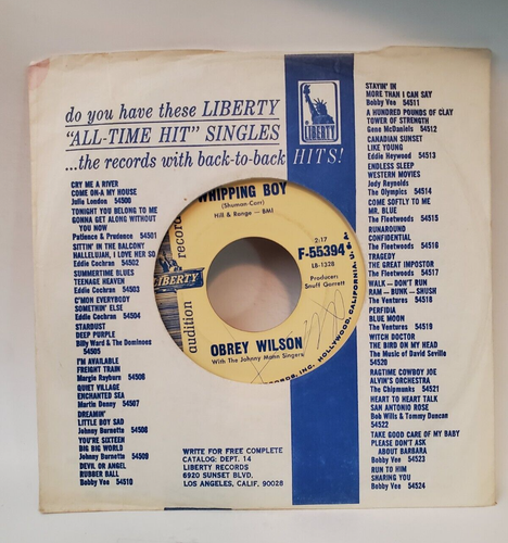 Obrey Wilson WHIPPING BOY (PROMO SOUL 45) #55394 PLAYS VG++ | eBay
