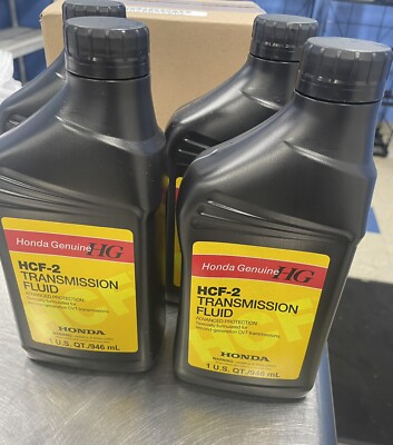4x HONDA/ACURA OEM CVT AUTOMATIC TRANSMISSION FLUID HCF-2 08200-HCF2 ...