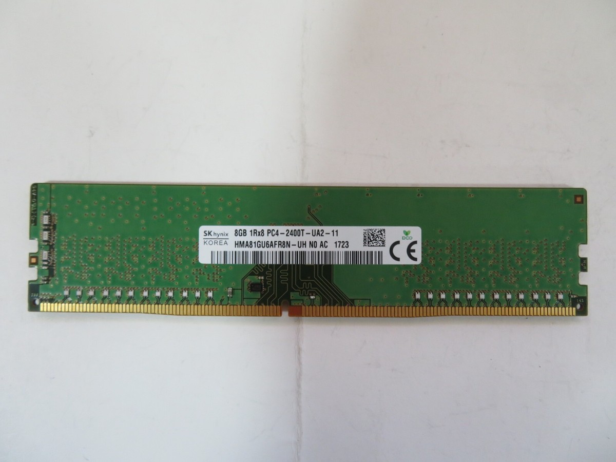 SK Hynix HMA81GU6AFR8N-UH 8GB 1Rx8 DDR4 PC4-2400T-UA2-11 SK Hynix HMA81GU6AFR8N-UH 8GB 1Rx8 DDR4 PC4-2400T-UA2-11