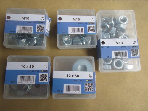 M10 Mutter + Scheiben / Aktion DV3Nr10 | eBay.de