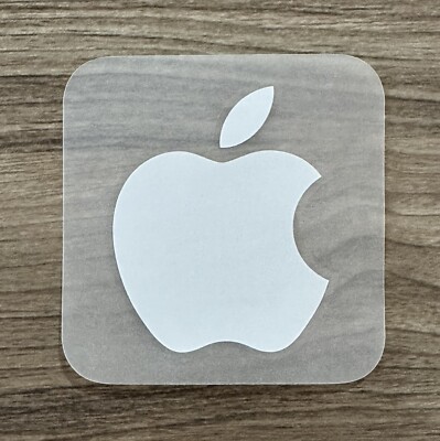 Apple Computers Authentic Sticker Decal Laptop Cell Phone Clear | eBay