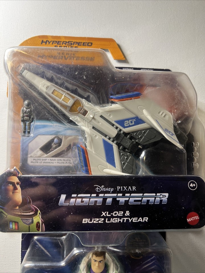 Disney Pixar Buzz Lightyear XL-02 Hyperspeed Series and Buzz Lightyear ...