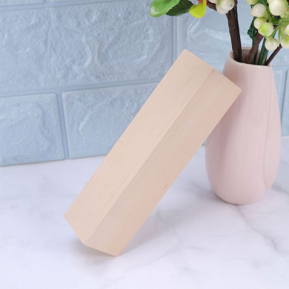 Handmade Wooden Craft Plank Small Wood Block Projects Natural Color | eBay