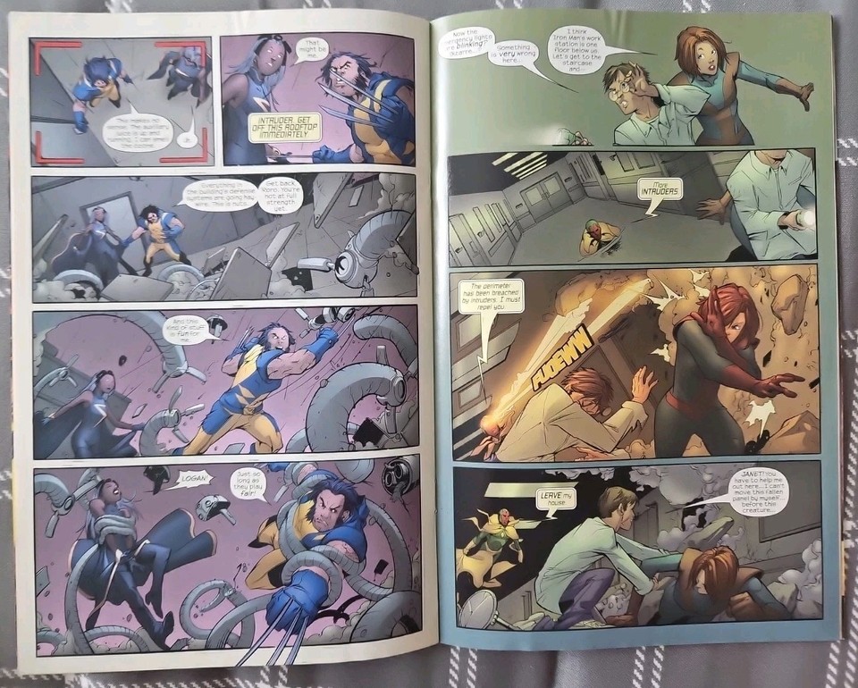 MARVEL ADVENTURES: THE AVENGERS #17 "IT WAS A DARK AND STORMY NIGHT ...
