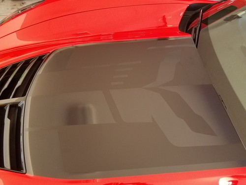 2015-2019 C7 Corvette Z06 GM Carbon Flash Two Tone Jake Hood Decal ...