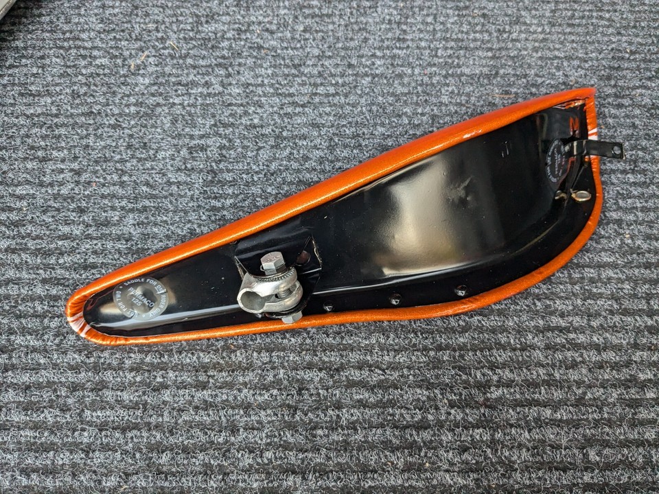 SCHWINN ORANGE KRATE Stingray Bicycle Seat - 1969-1972 Kool Orange | eBay