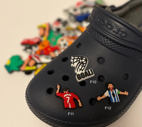 Clog Shoe Charms Football Soccer | eBay UK