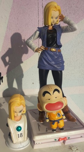 Dragon Ball Android 18 krillin KO GK Statue Figure Box Set Toy | eBay