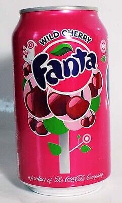 Fanta Wild Cherry USA 2020 FULL 12oz 355ml Can Limited Ed WWII German ...