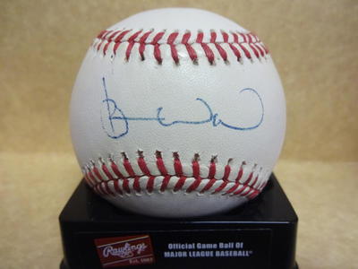 DUANE WARD BLUE JAYS/BRAVES SIGNED A.L. BASEBALL W/COA | eBay