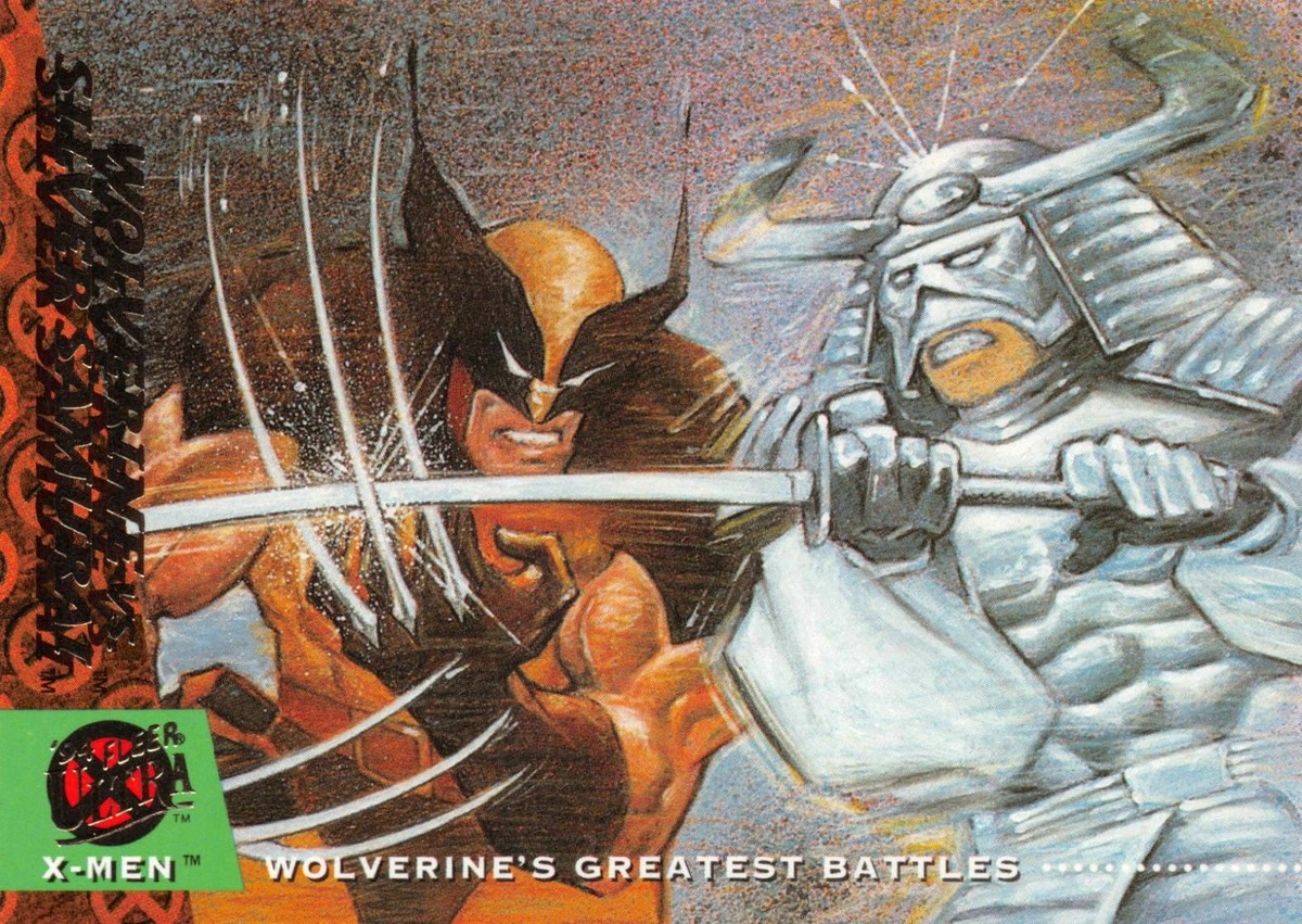Silver Samurai Vs Wolverine Comic 1994 Fleer Ultra Marvel Comics