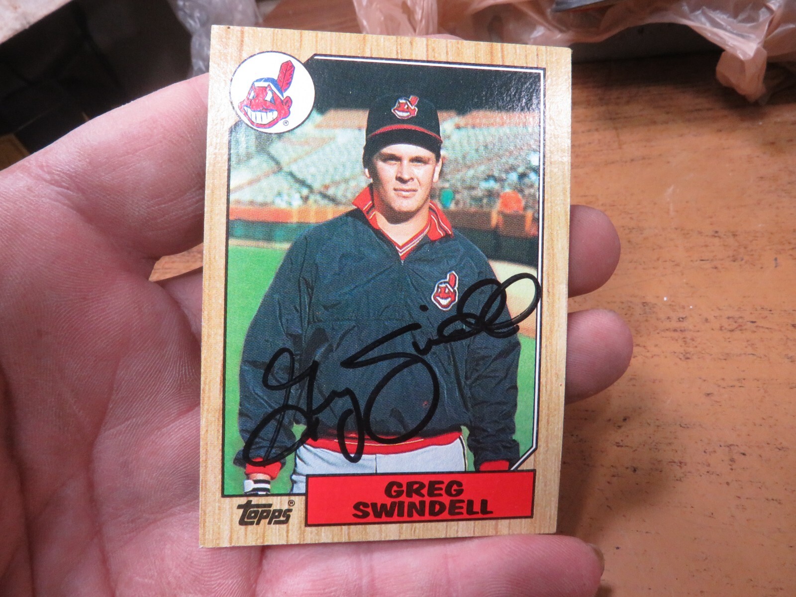 autograph card Topps Greg Swindell 1987 319 | eBay