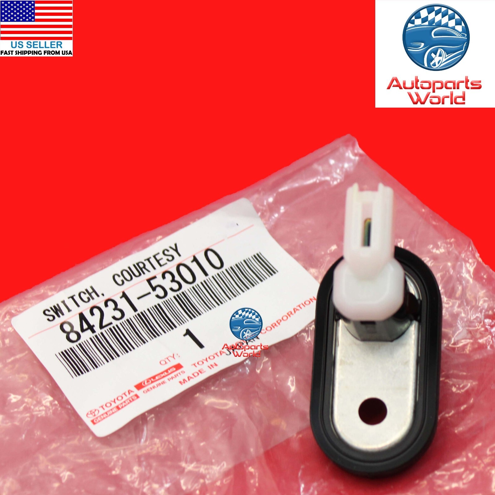 GENUINE TOYOTA 4RUNNER TUNDRA GS GX IS LX DOOR COURTESY LAMP SWITCH ...