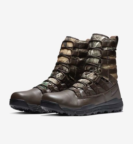 NEW Nike SFB Gen 2 8" RealTree Gore-Tex Brown/Camo Boots Mens 8 AJ9277 ...