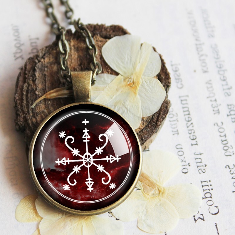 Met Kalfou Kalfu Voodoo Loa Veve Pendant Necklace Talisman Jewelry ...