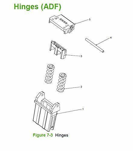 HP M5025MFP/M5035MFP ADF HINGE Assembly Q7829-67916 | eBay