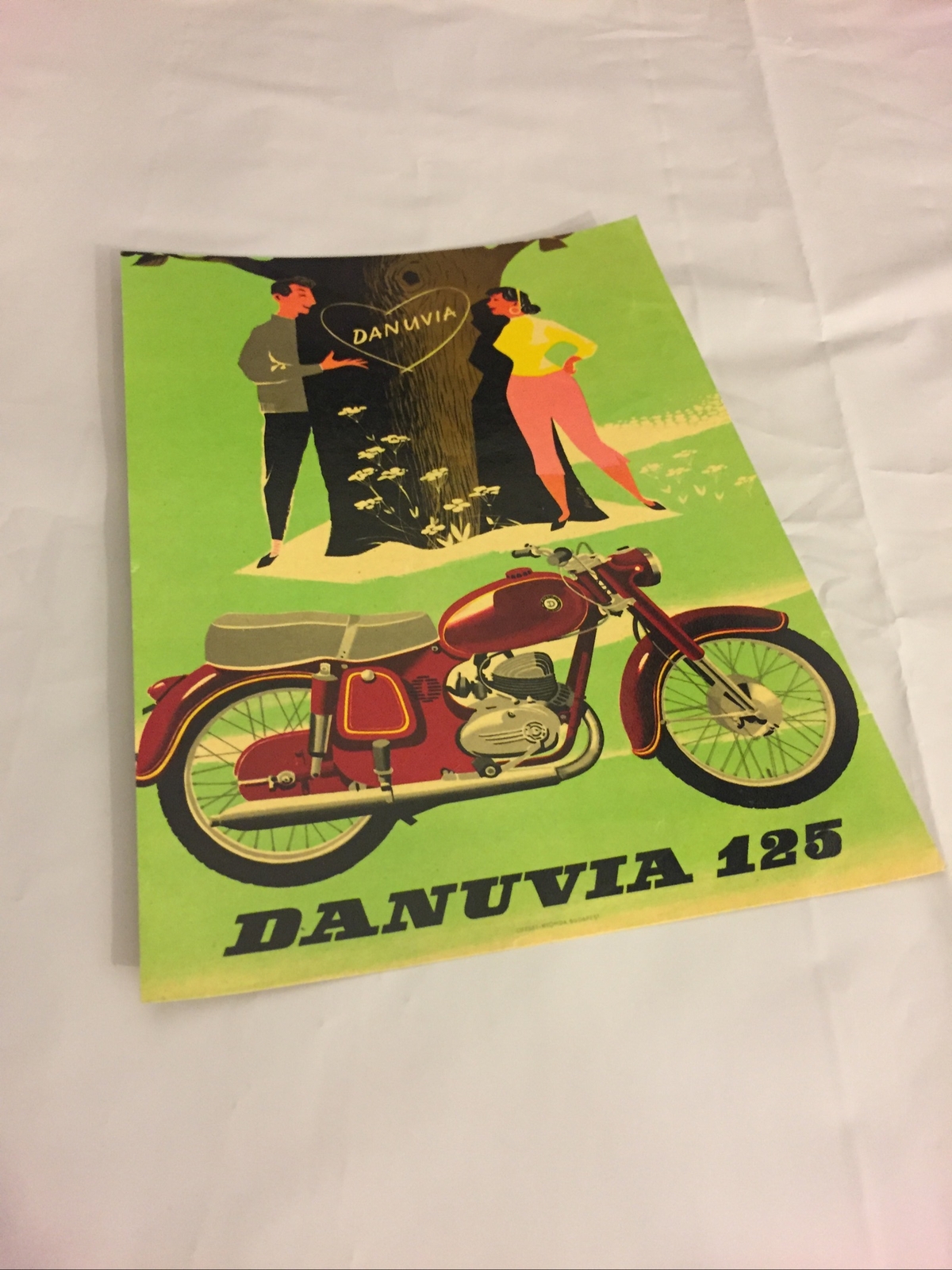 Danuvia 125 Motorcycle Specifications Literature Brochure | eBay