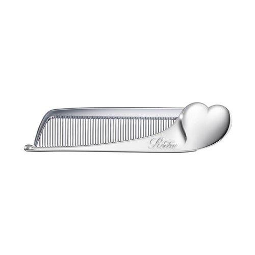 ReFa HEART COMB Aira silver Hair Comb Compact Lightweight Portable W ...