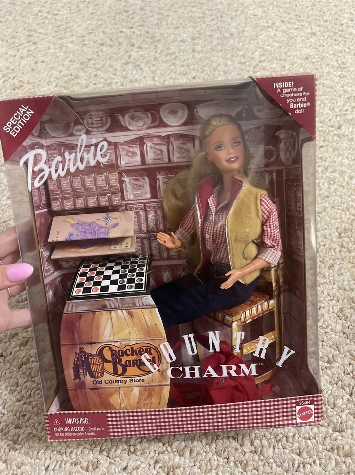 NEW 2000 Country Charm Barbie Cracker Barrel Mattel 26464 Never Removed ...