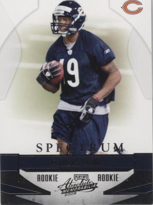 2008 Playoff Absolute Memorabilia - Rookie Marcus Monk #213 Spectrum ...