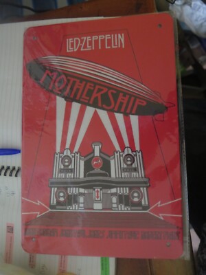 led zeppelin tin metal sign MAN CAVE brand new or for the bar | eBay