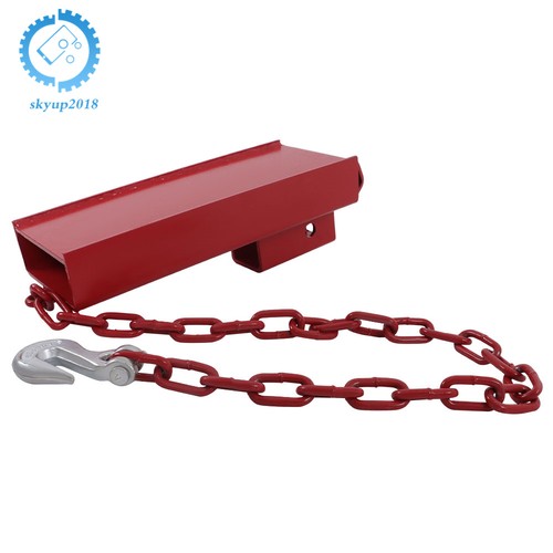 Red 2" Hitch Receiver Forklift Trailers Towing Adapter Pallet Forks Attachment | eBay