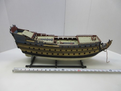 HMS Victory boat Model built needs cleaned 24 inches long | eBay