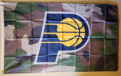 Indiana Pacers Woodland Camo NBA Basketball Flag Camouflage 3x5 Ft W ...