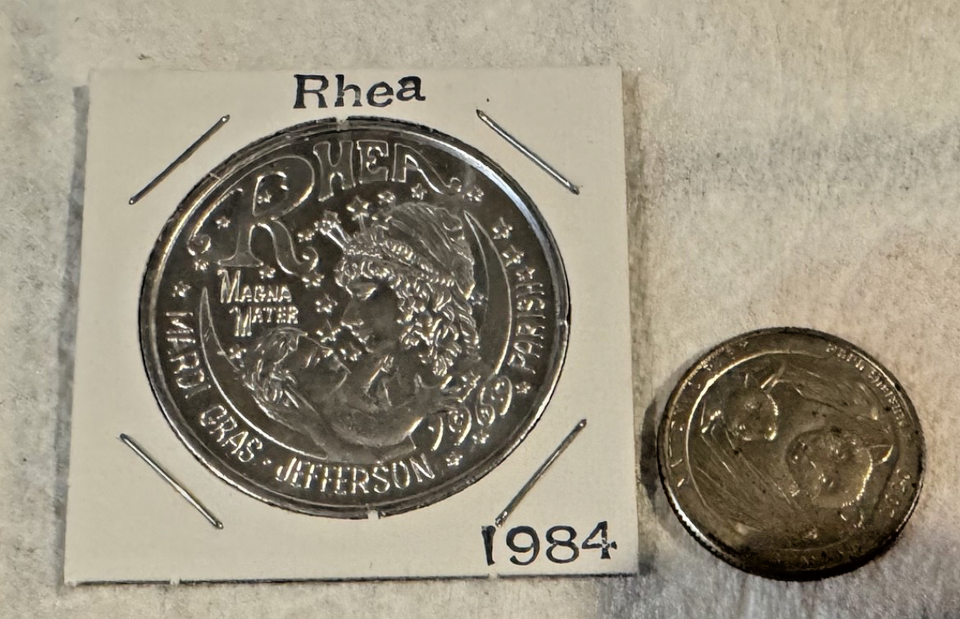 Rhea Books A World's Fair 1984 Mardi Gras Doubloon #2200 - Plain ...