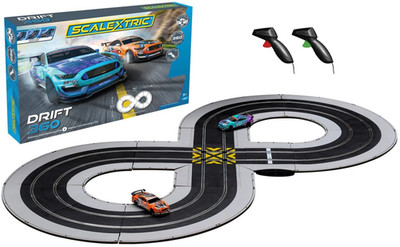 Scalextric Drift 360 - Ford Mustang 1:32 Scale Slot Car Race Set C1421T ...