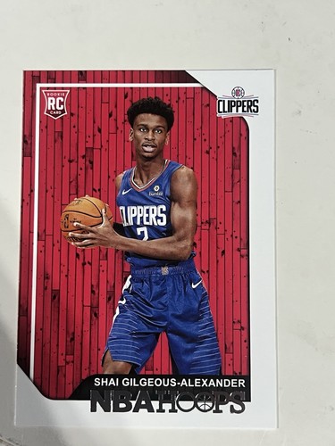Shai Gilgeous Alexander 2018-19 Panini Hoops Rookie Card | eBay