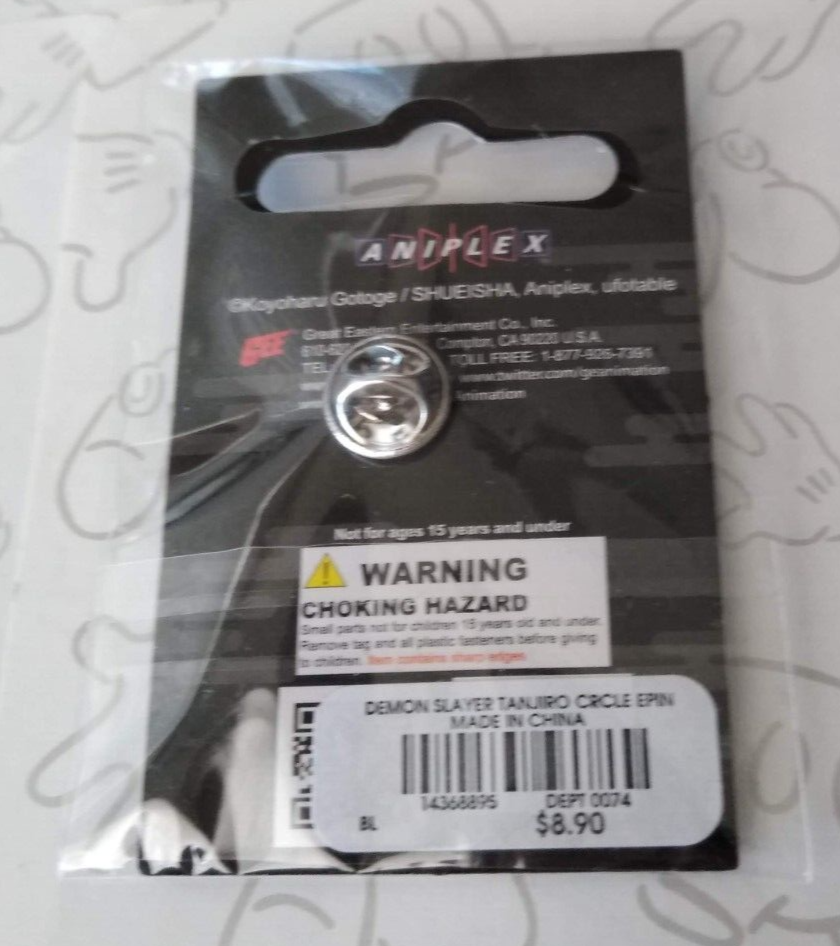 Tanjiro Kamado Demon Slayer Circle Aniplex GEE Enamel Lapel Pin | eBay