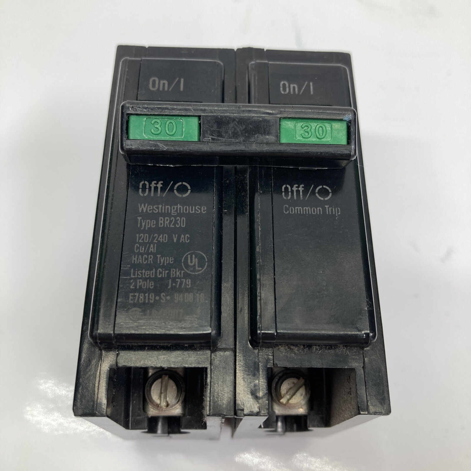 Westinghouse BR230 2 Pole 30 Amp Circuit Breaker for sale online | eBay