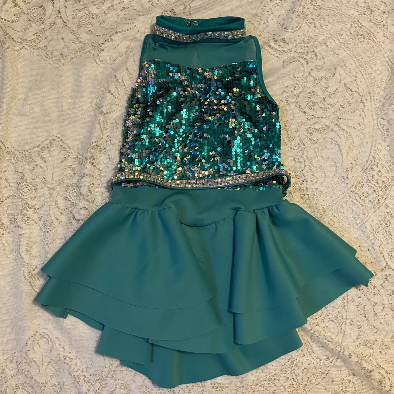 Weissman Showtime Girls All Electric Dance Costume -e… - Gem