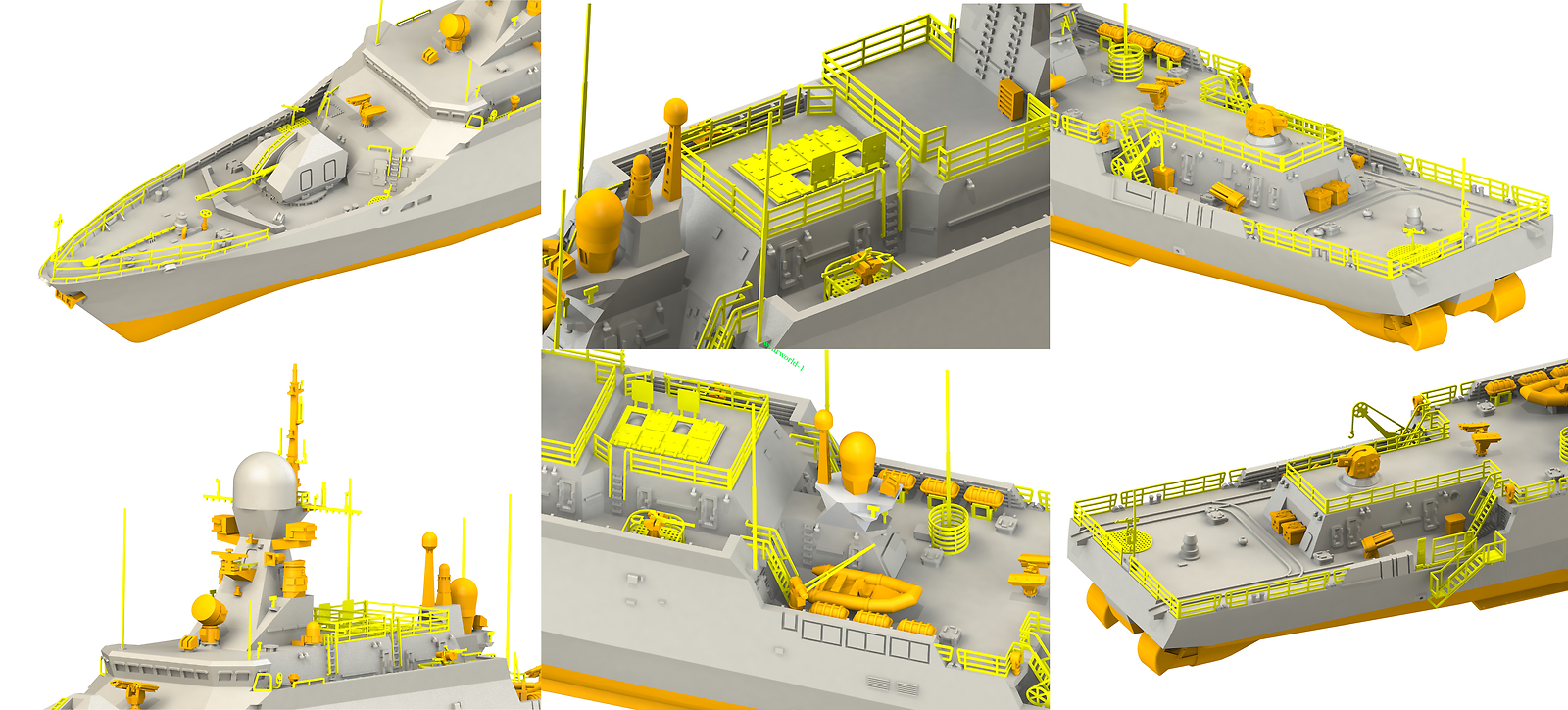 YG MODEL YM1006 1/700 Scale Russian Navy 21631 Mob M-Class Light ...