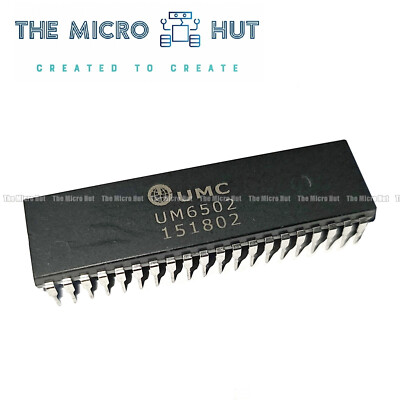 UMC UM6502 6502 CPU DIP40 for for Apple II Commodore Pet VIC 20 Atari ...