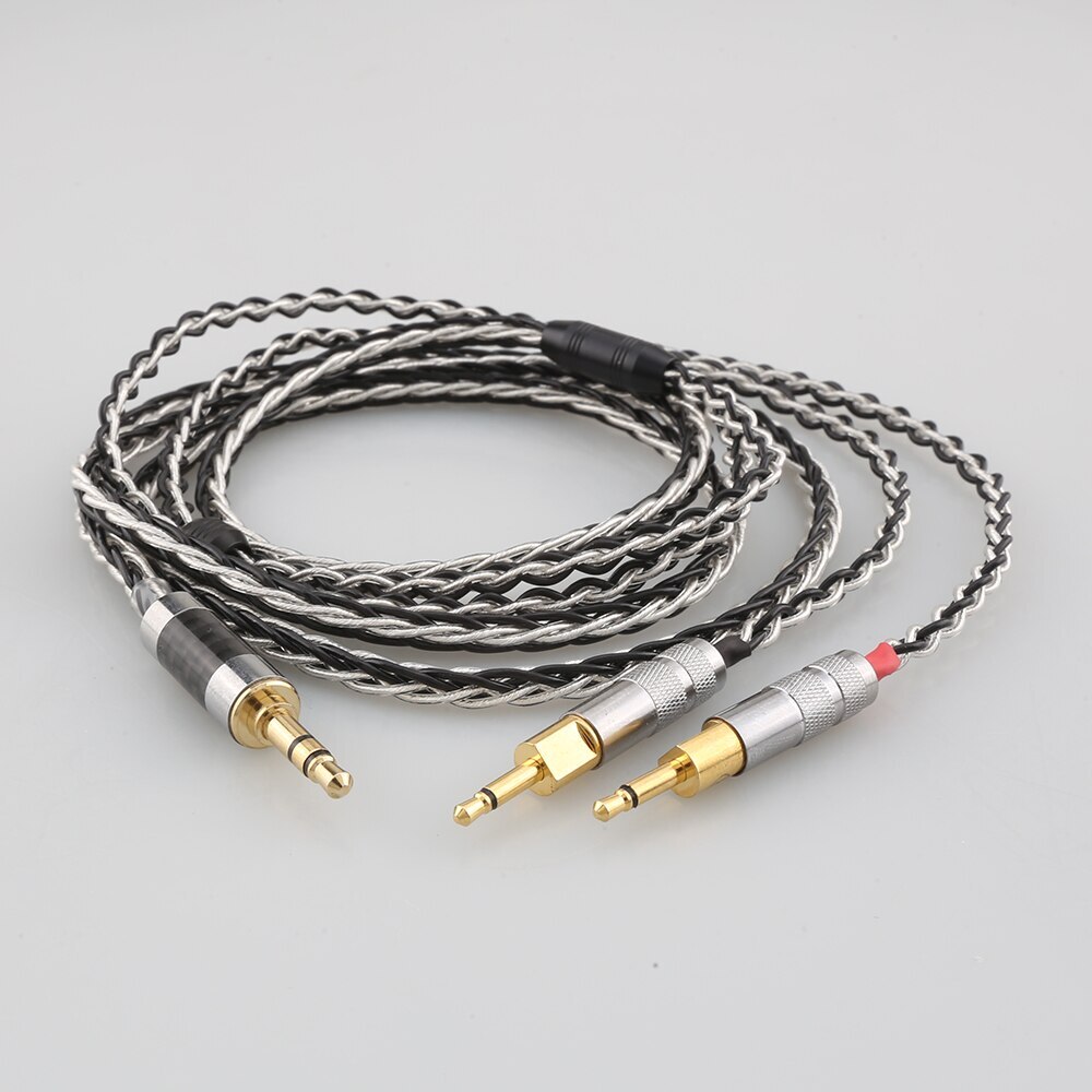 3.5mm/XLR/4.4mm Male to Dual 2.5mm Headphone Cable for hd700 Sennheiser ...
