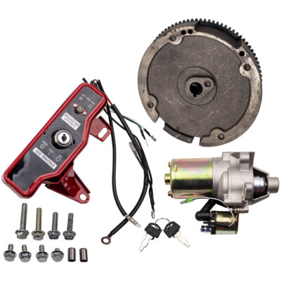 Electric Start Conversion Kit For Honda GX160 GX200 6.5HP Starter Motor ...