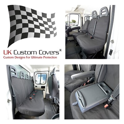 PEUGEOT BOXER SEAT COVERS TAILORED WATERPROOF HEAVY DUTY (2006-2022) | eBay