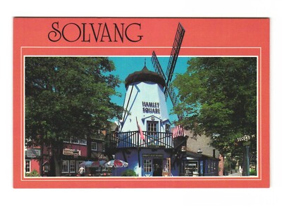Solvang, Hamlet Square Postcard Unposted | eBay