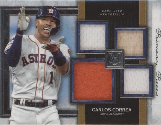 2020 Topps Museum Collection - Single Player Primary Pieces Quad Relics ...